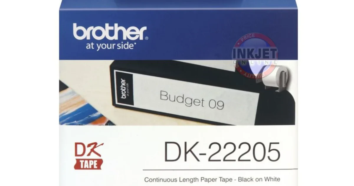 Brother DK-22205 Label Roll – 62mm x 30.48m White Paper | InkjetOnline ...
