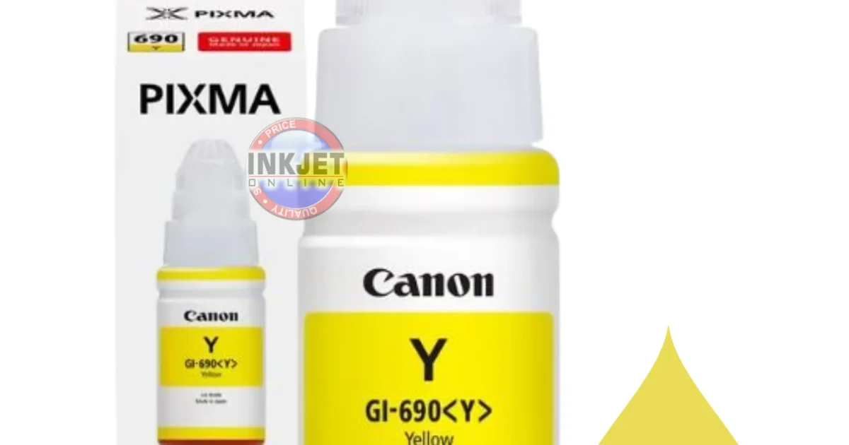 Canon 690 Yellow Ink Bottle (GI-690Y) | Inkjet Online – Inkjet Online ...