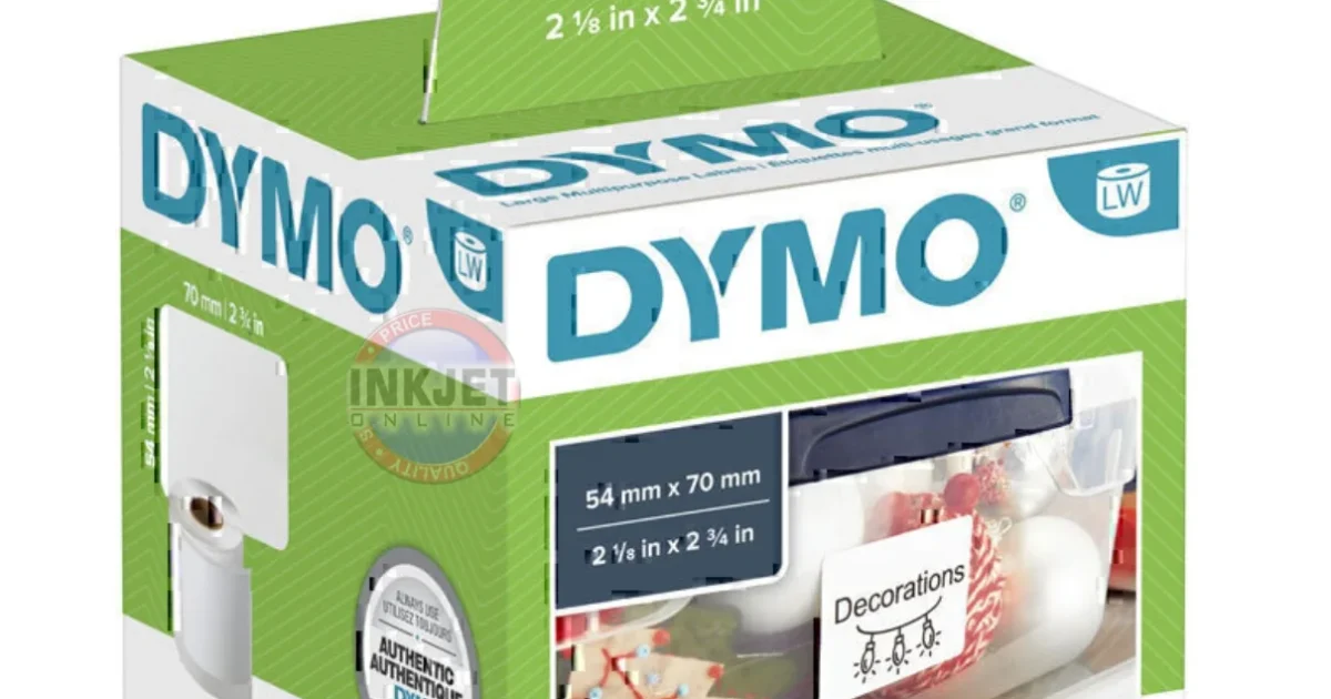 Dymo LabelWriter Labels 54mm x 70mm Pk 320 | Inkjet Online – Inkjet Online
