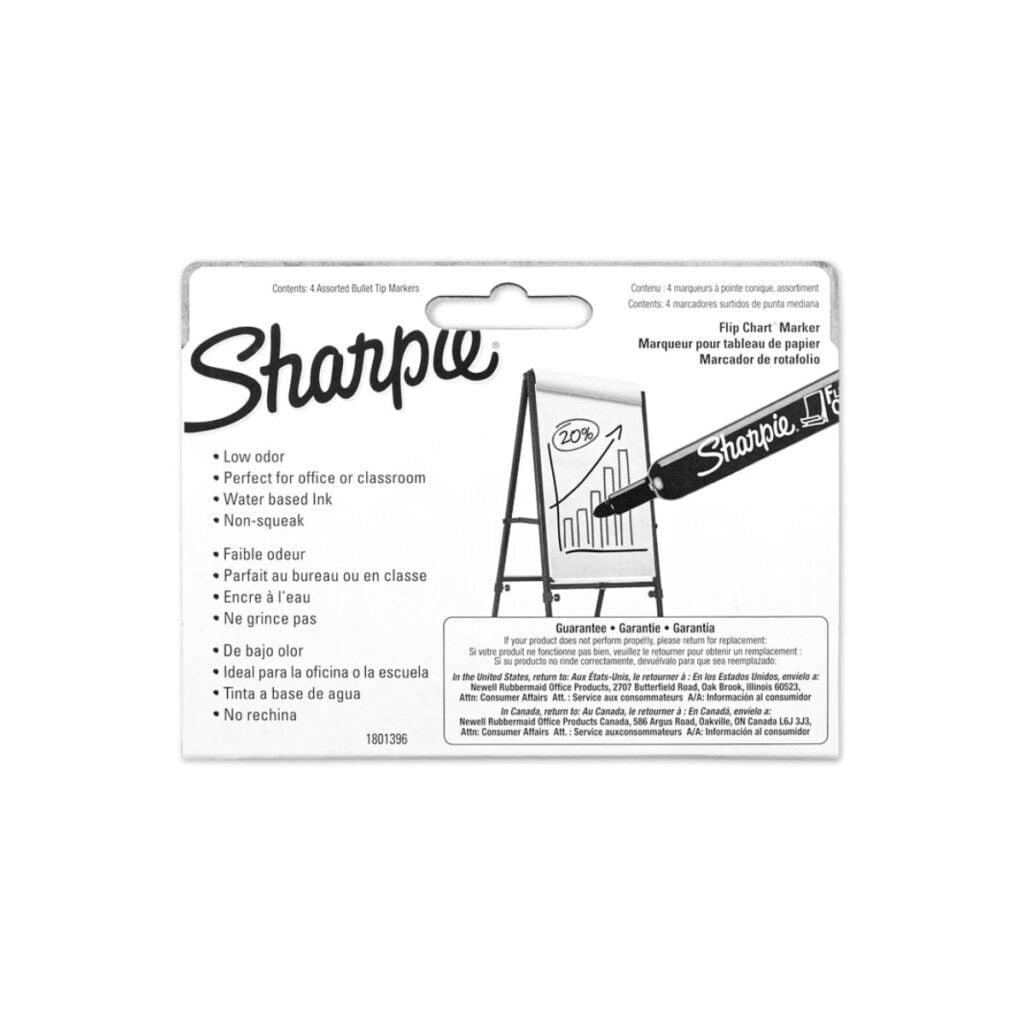 Sharpie Flip Chart Markers Business Assorted Bx4 – Inkjet Online