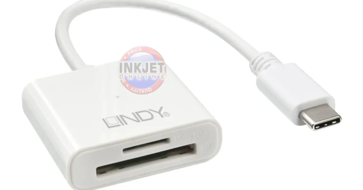 Lindy USB 3.1 Type C SD Reader | Memory Card Reader – Inkjet Online