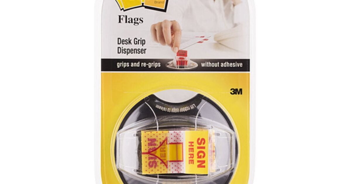 Buy the Post-It Sign Here Flags 25 x 43mm Desk Dispenser Inkjet Online ...