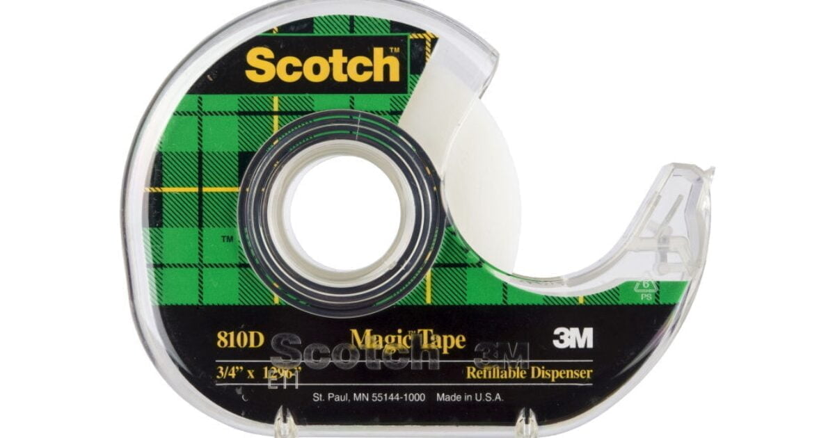 Scotch Magic Tape 810 Dispenser 19mm x 33m Pk6 – Inkjet Online