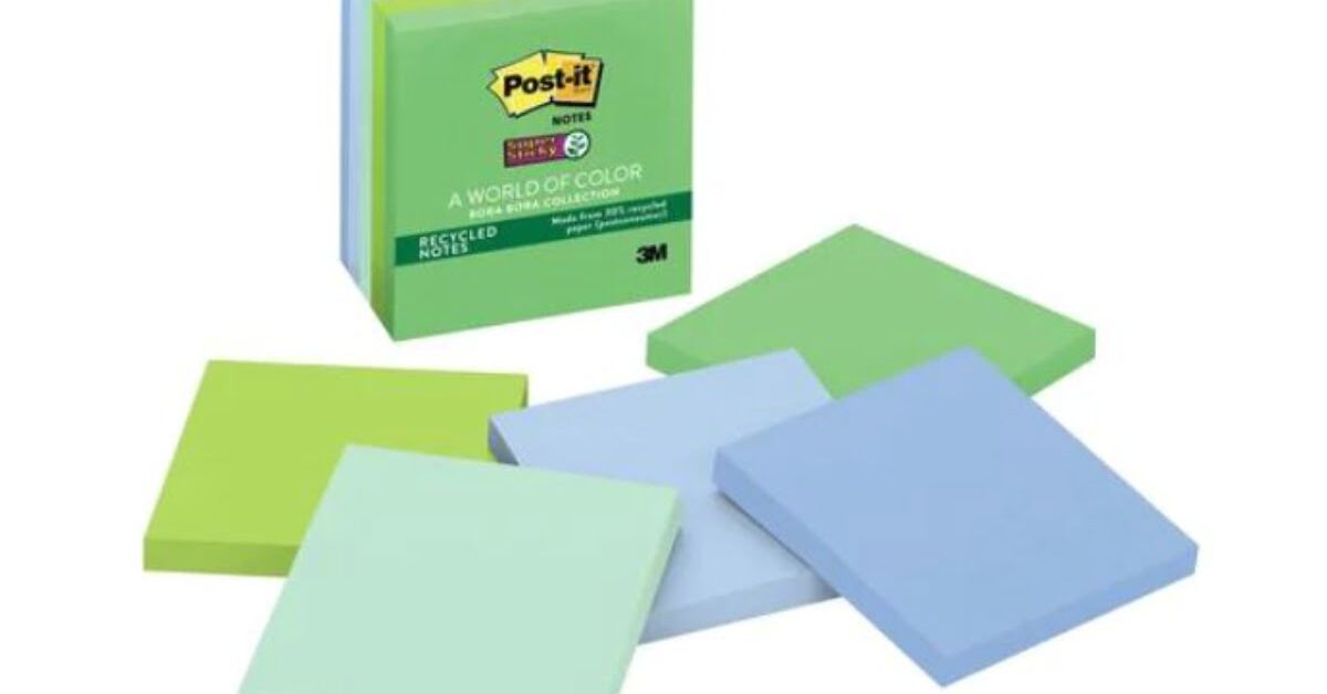Post-It Note 654-5SST Bora Bora 76x76mm Pk5 – Inkjet Online