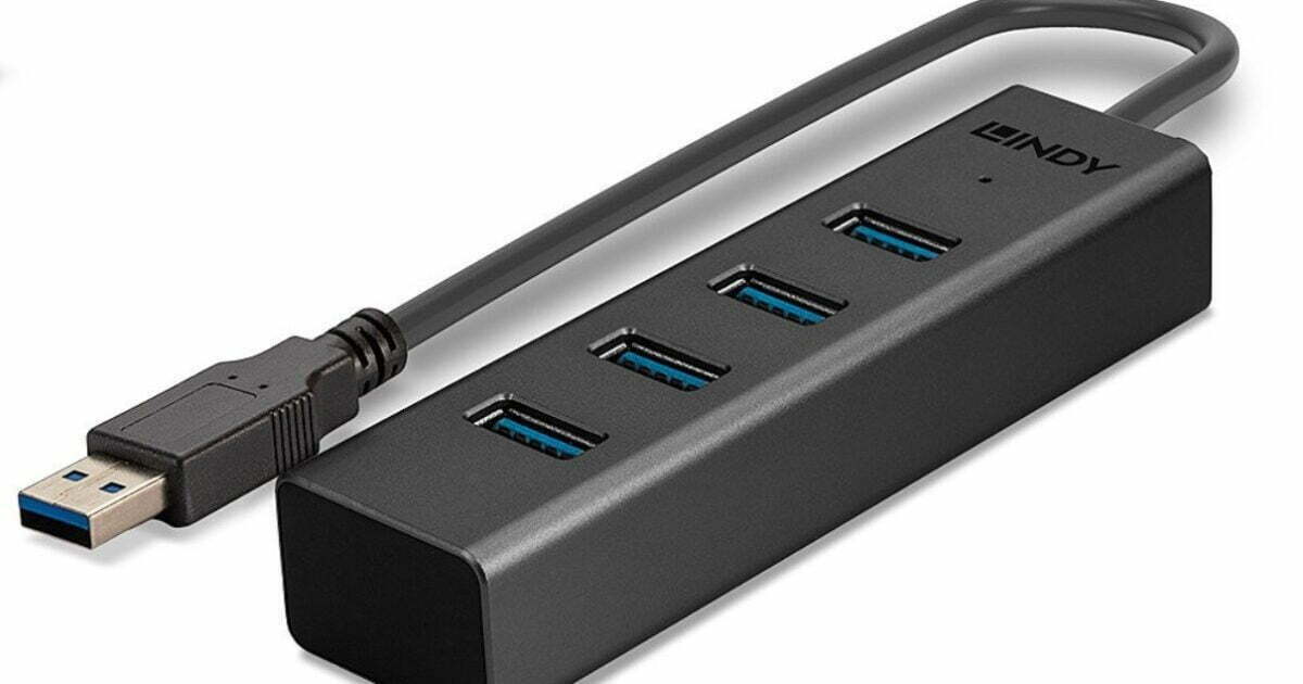 Lindy 4 Port USB 3.0 Hub: Expand Your USB Ports | Inkjet Online ...