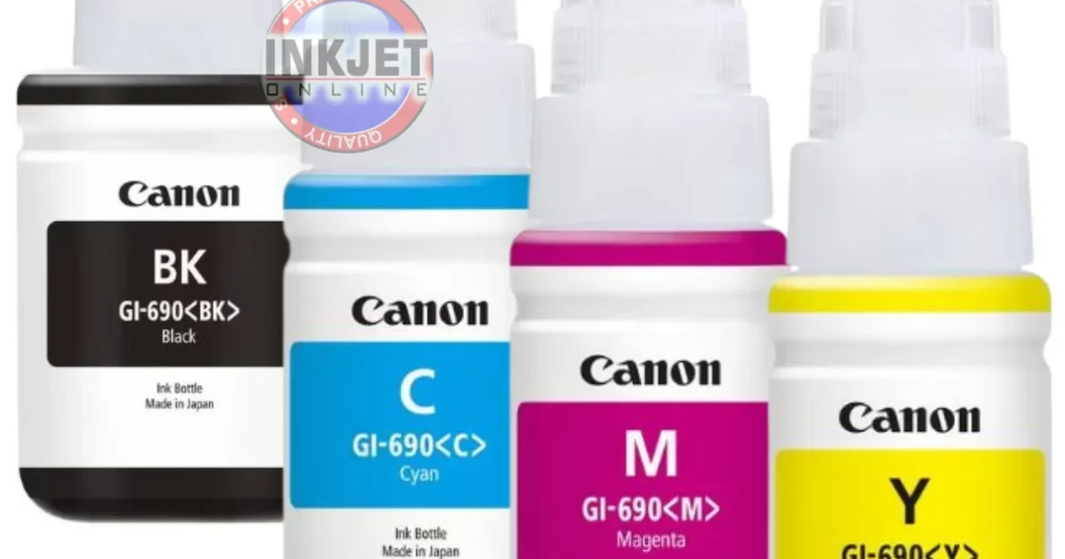 Canon 690 Ink Bottle Pack (GI-690) (4 x Bottles) | Inkjet Online ...