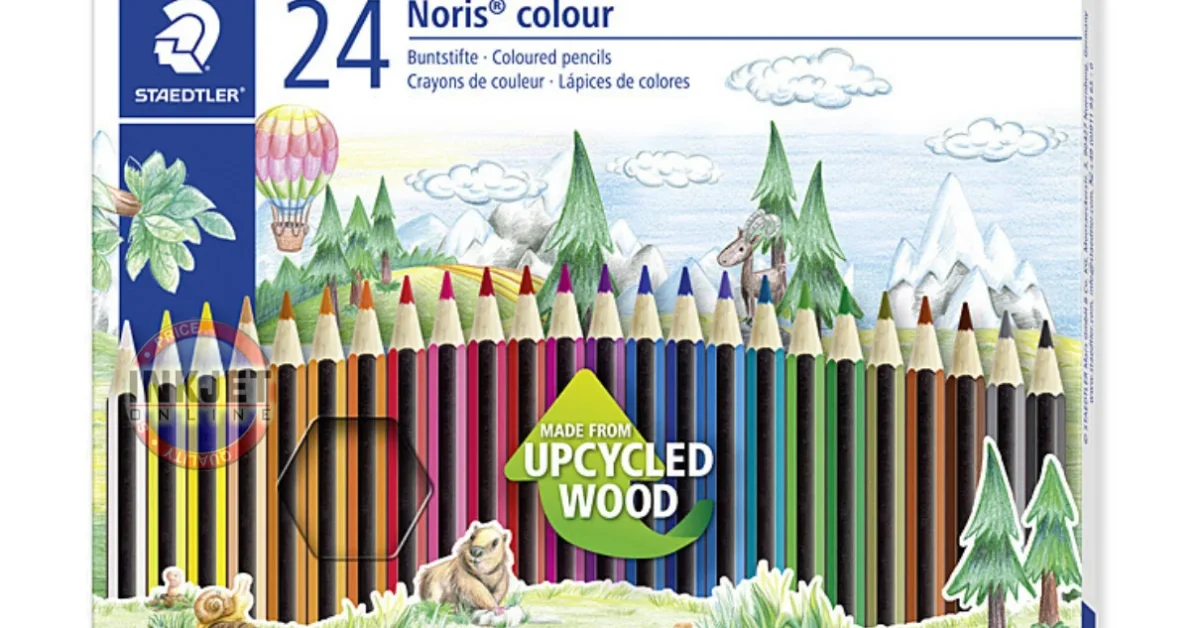 Staedtler Noris 185 Coloured Pencils (Assorted) Box 24 – Inkjet Online