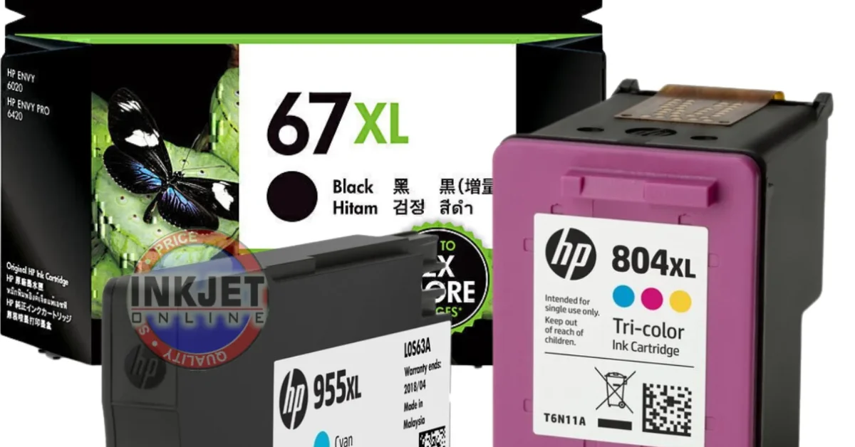 Genuine HP Ink Cartridges | DeskJet, Envy, OfficeJet & PhotoSmart ...