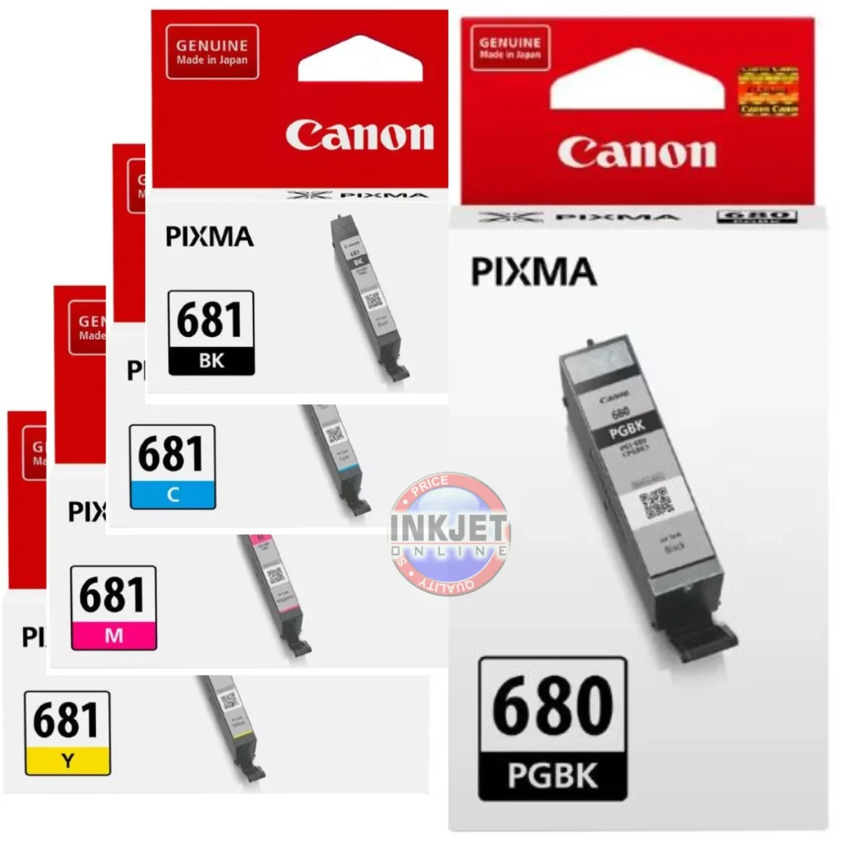 Canon PGI-680 / CLI-681 Ink Cartridge Pack (5 Inks) | PIXMA Printers ...