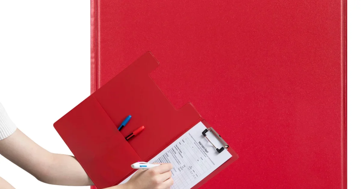 Marbig Clipfolder PP (A4) Red | Inkjet Online – Inkjet Online