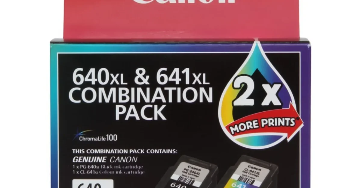 Canon PG-640XL & CL-641XL Cartridge Pack | Genuine Canon Inks – Inkjet ...
