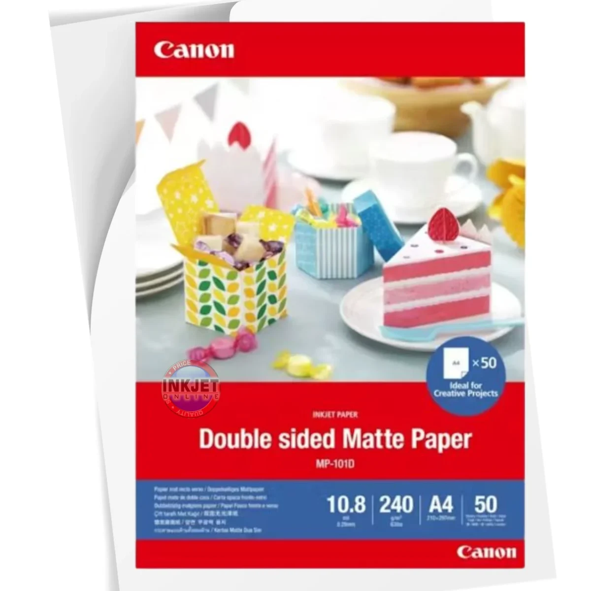 Canon MP101D Double Sided Matte Paper A4 (50 Sheets) – Inkjet Online