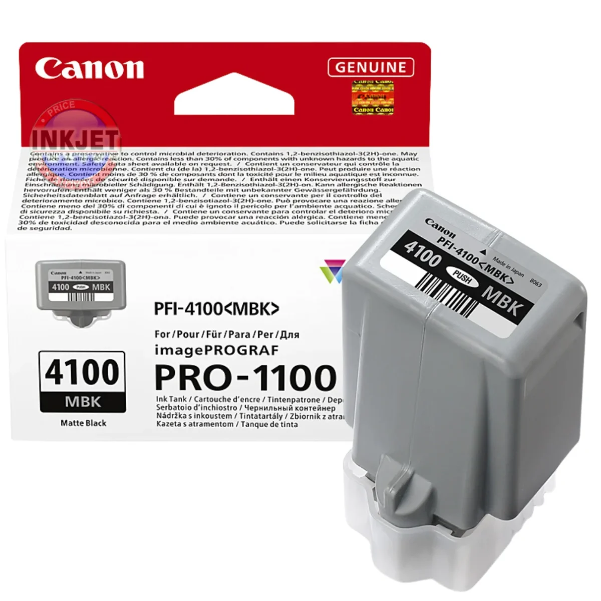 Canon PFI-4100 Matte Black Ink Cartridge – Inkjet Online