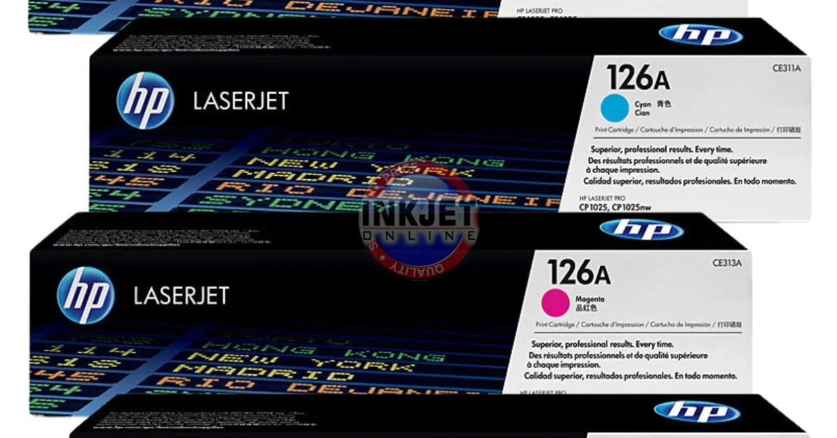 HP 126A Cartridge Pack (4 x Toners) | Inkjet Online – Inkjet Online