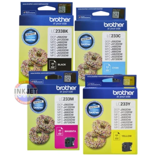 Brother LC233 Cartridge Pack (4 x Inks) | Inkjet Online – Inkjet Online