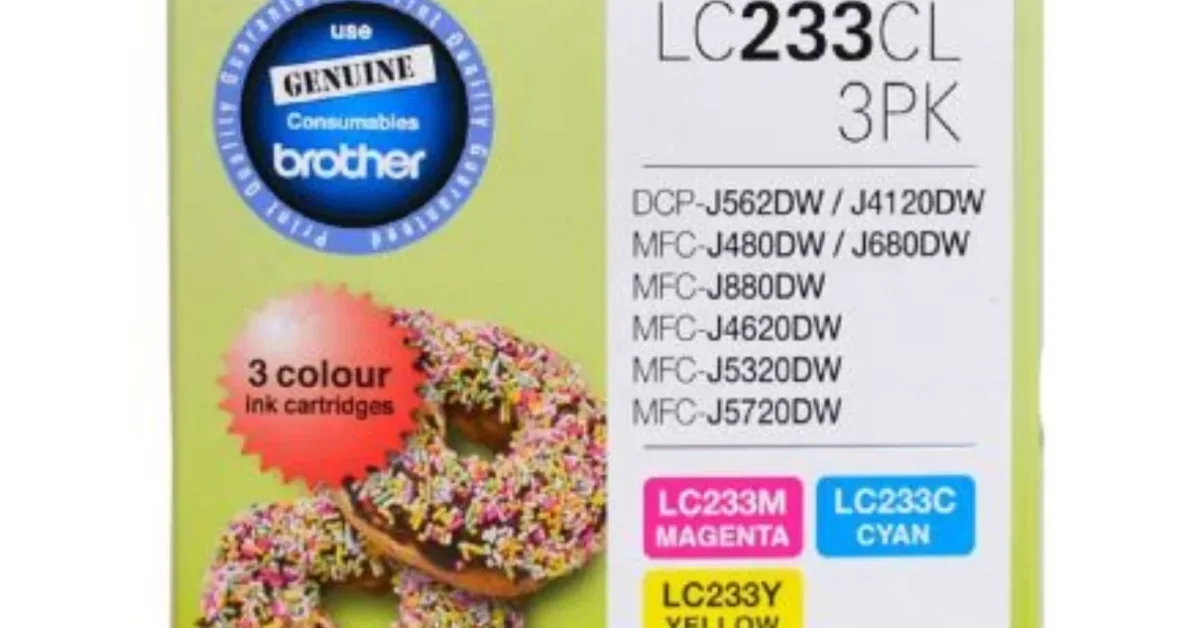 Genuine Brother LC233 Colour Cartridge Pack | Inkjet Online – Inkjet Online
