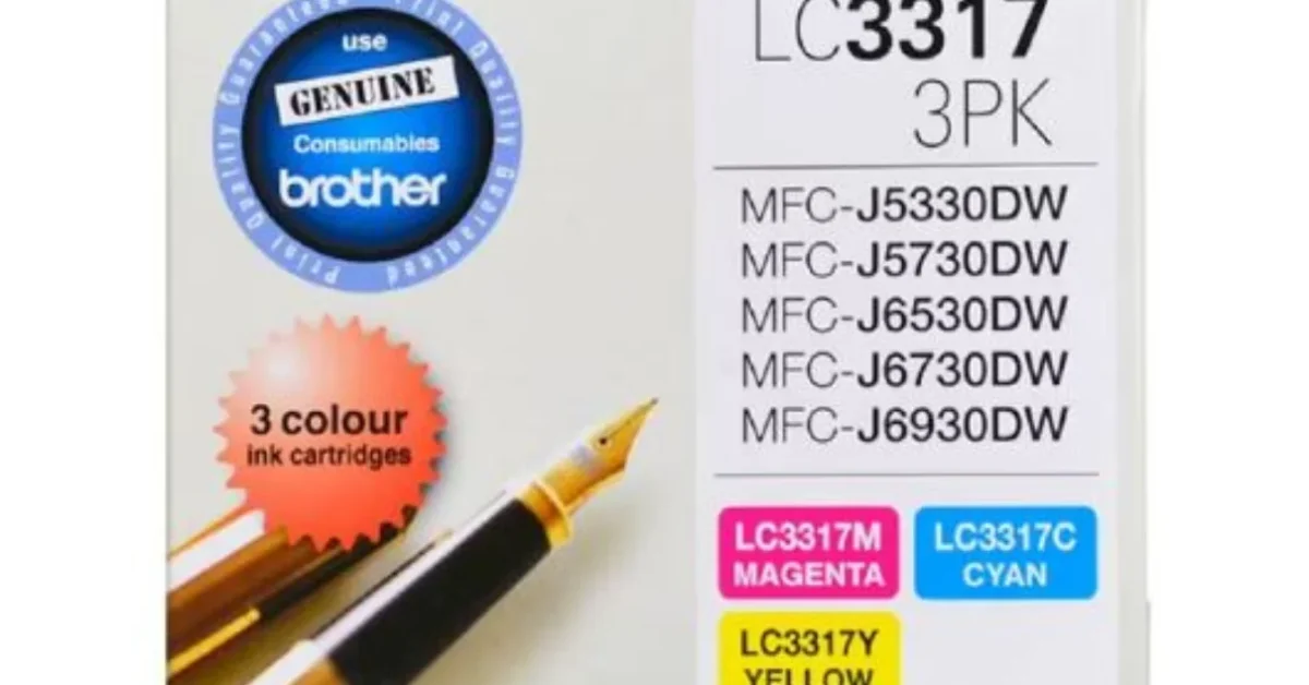 Genuine Brother LC3317 Colour Cartridge Pack | Inkjet Online – Inkjet ...