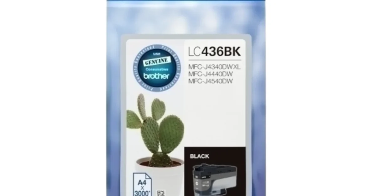 Genuine Brother LC436 Black Ink Cartridge | Inkjet Online – Inkjet Online