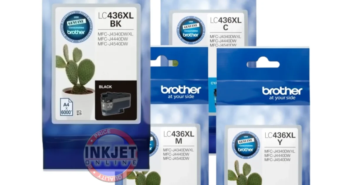 Brother LC436xl Cartridge Pack (4 x XL Inks) | Inkjet Online – Inkjet ...