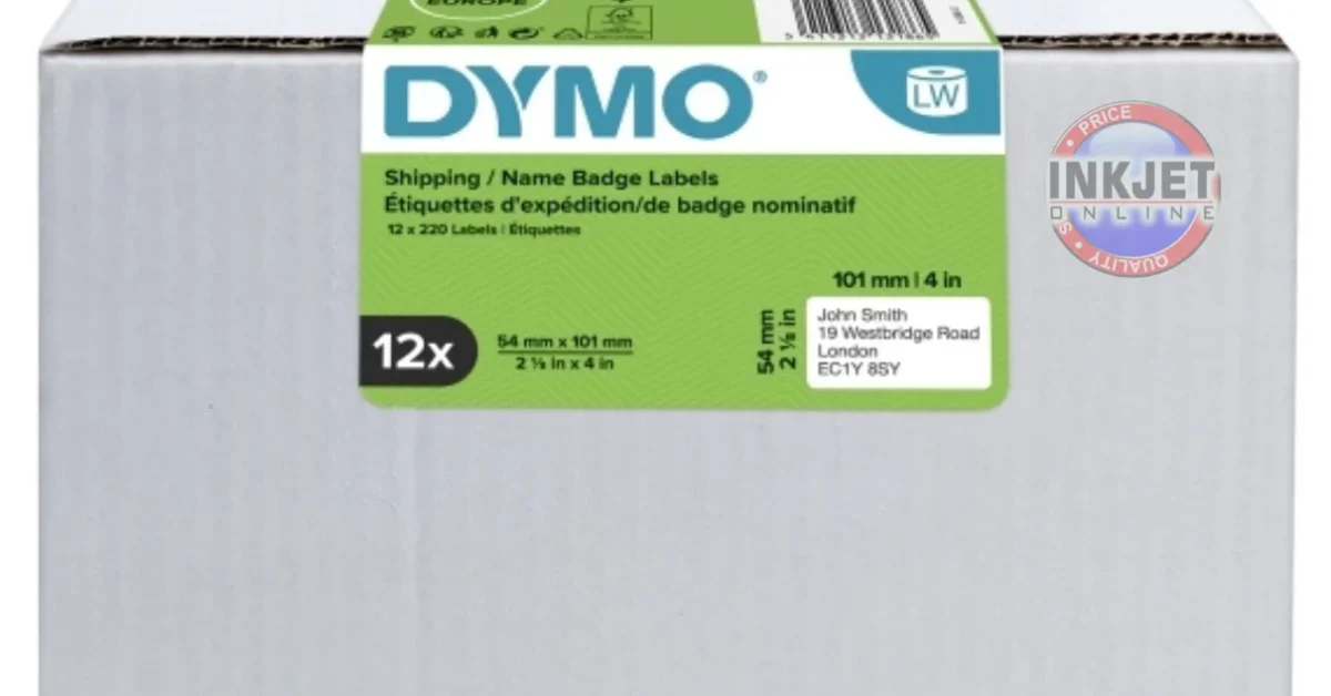 Dymo LW Shipping Labels 54mm x 101mm – 12 Rolls x 220 Labels S0722420 ...