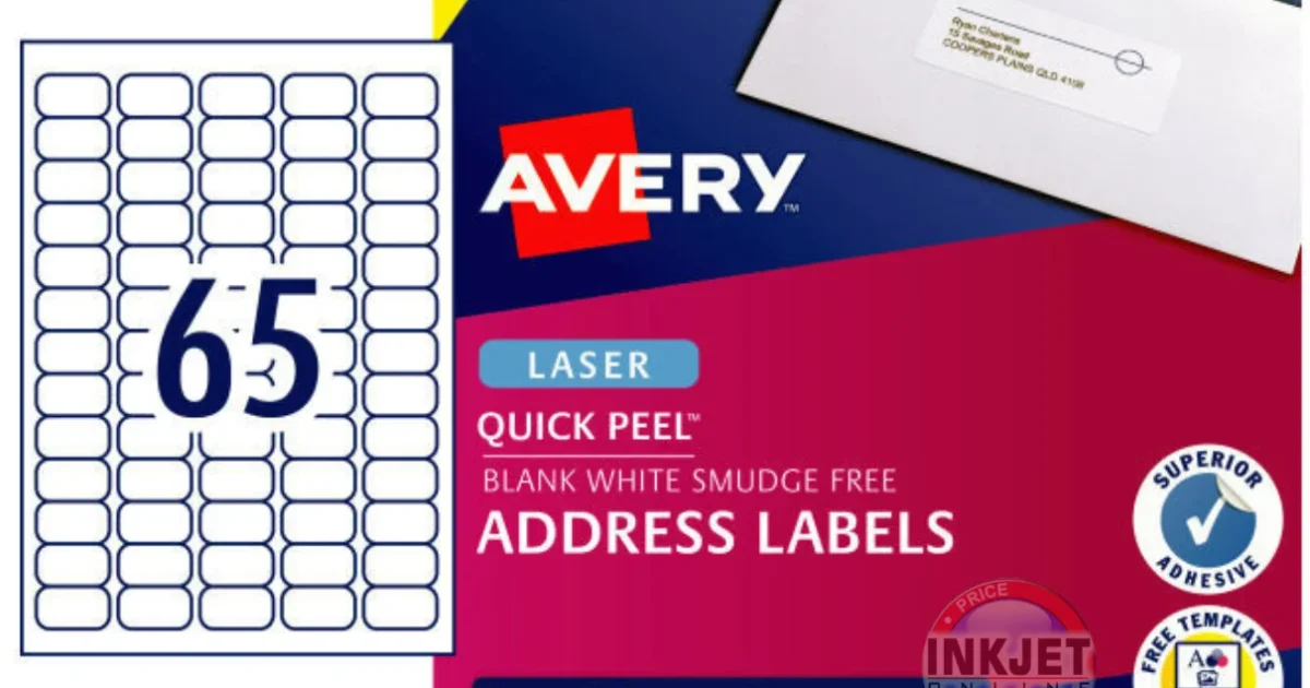 Avery Address Labels 65up – 6500 Labels (Laser) | Inkjet Online ...