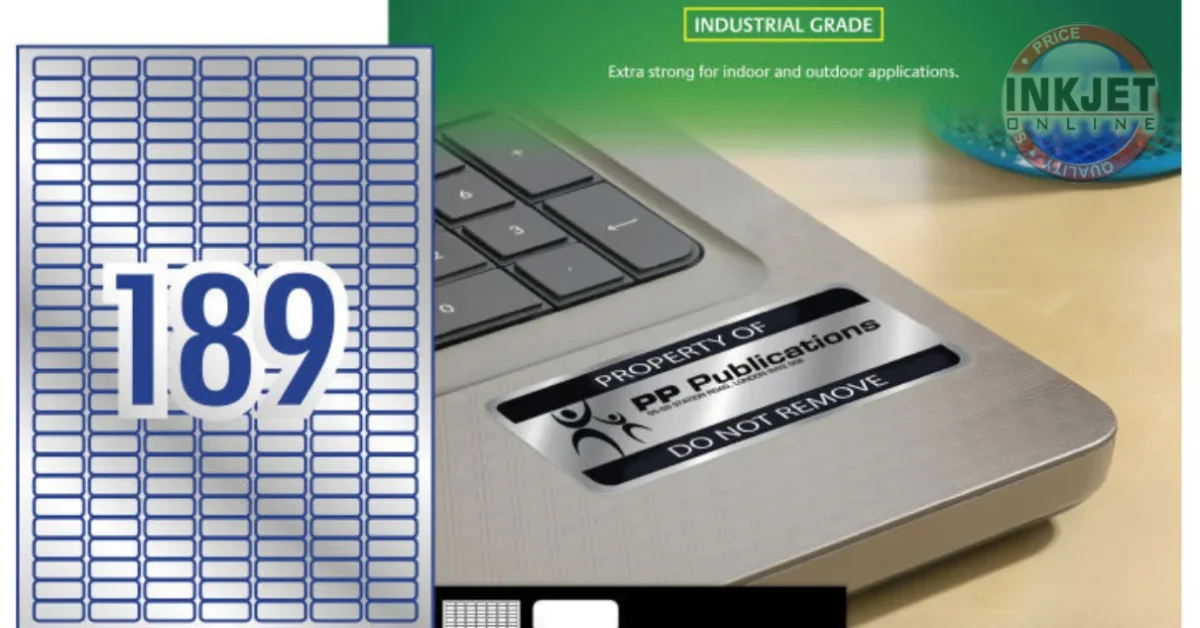 Avery (189up) Silver Heavy Duty Identification Labels (3780 Labels ...