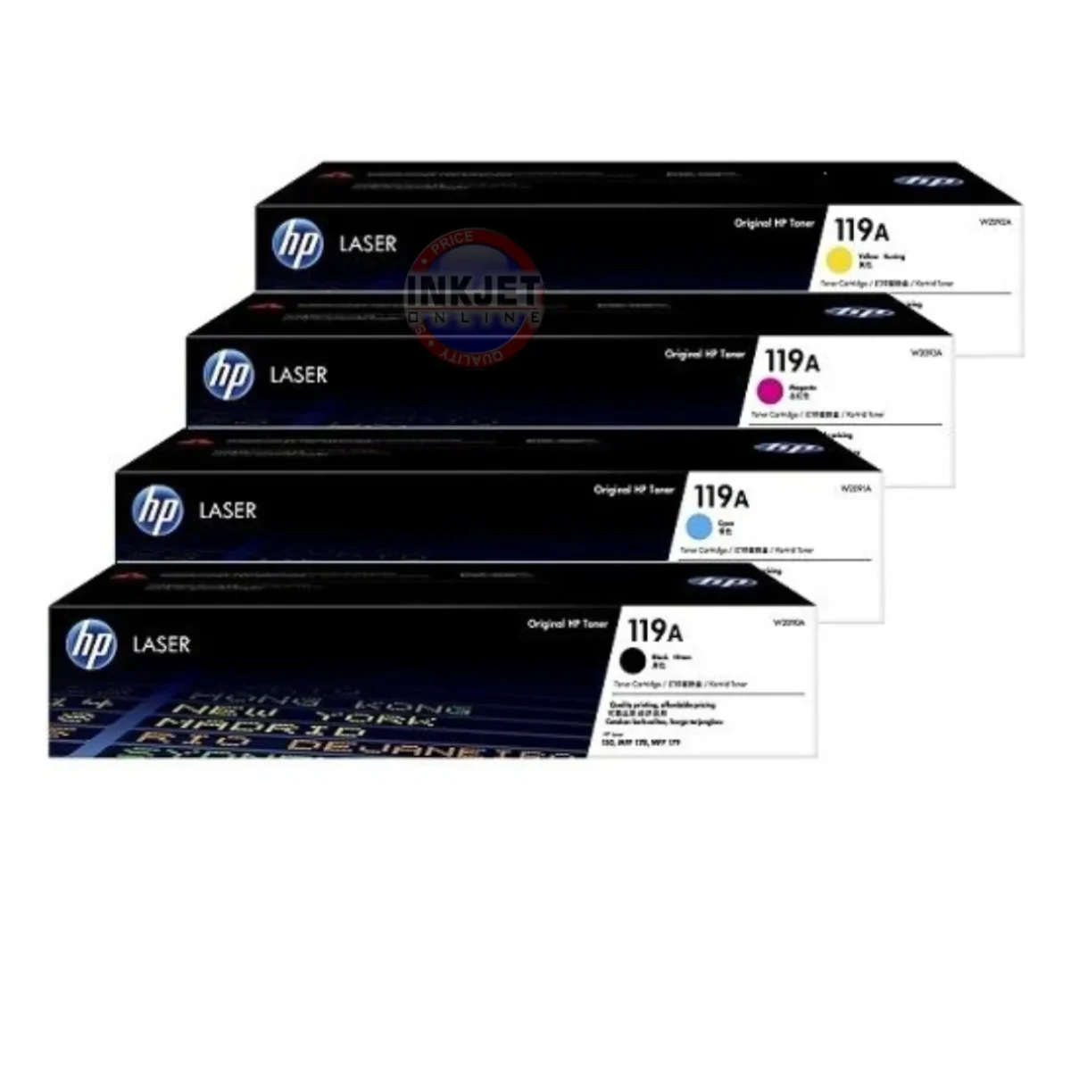 HP Color LaserJet 175nw Toner Cartridges – HP 119A Toners – Inkjet Online