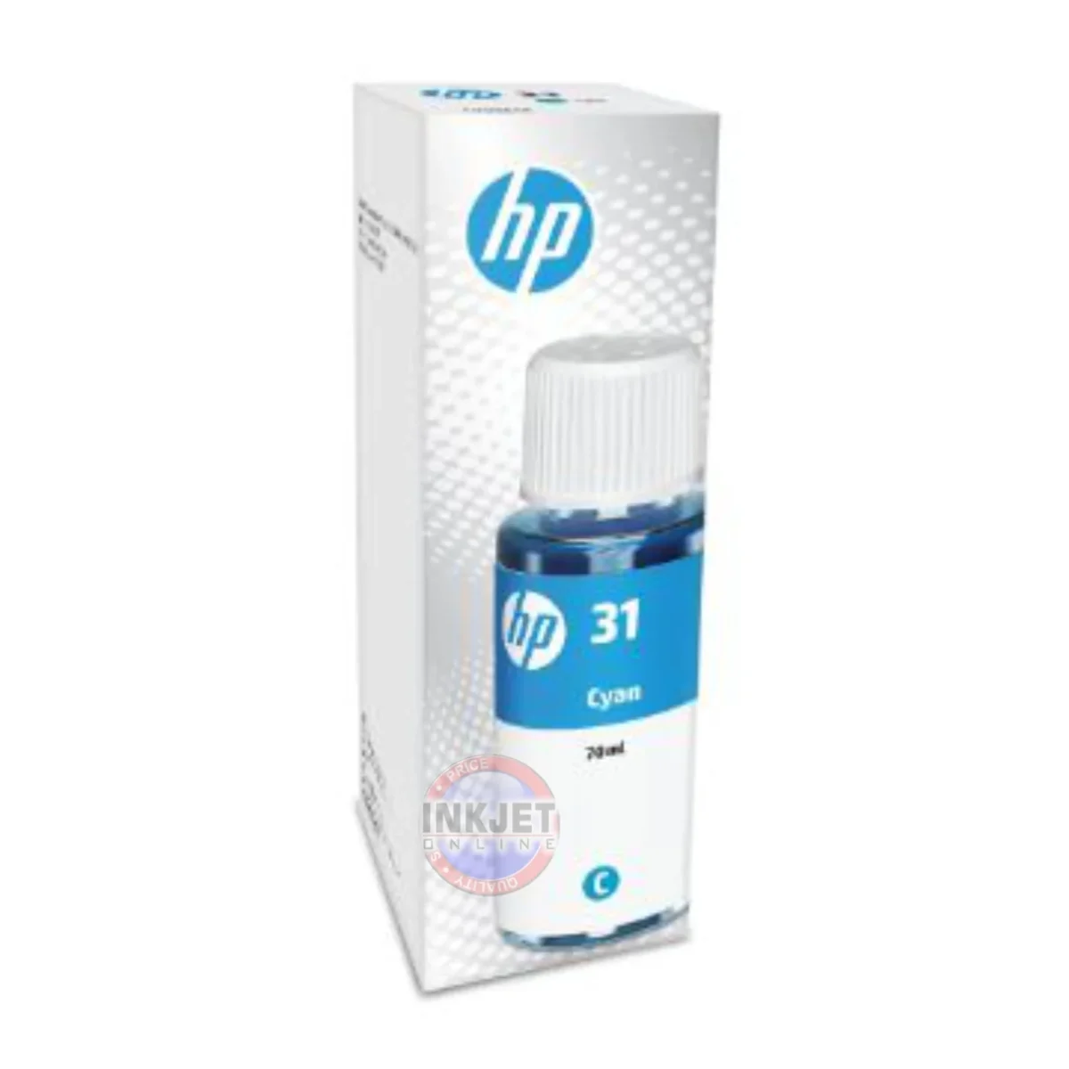 HP 31 Cyan Ink Bottle (1VU26AA) | Cyan Ink for HP Smart Tank – Inkjet ...