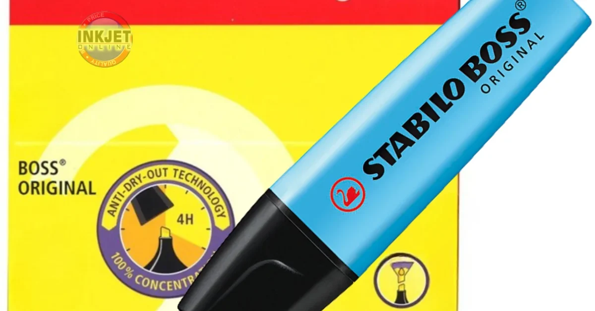 Stabilo Boss Highlighter (Blue) Box 10 – Inkjet Online