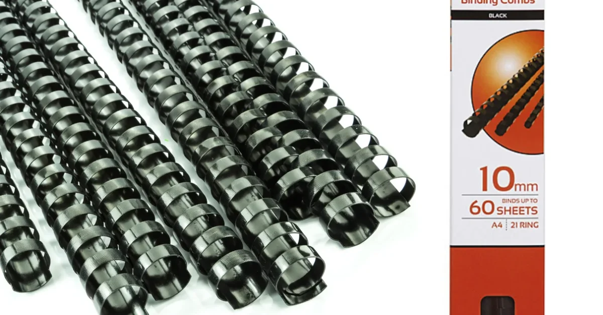 GBC Binding Comb (10mm) Black (Pack 25) | Inkjet Online – Inkjet Online