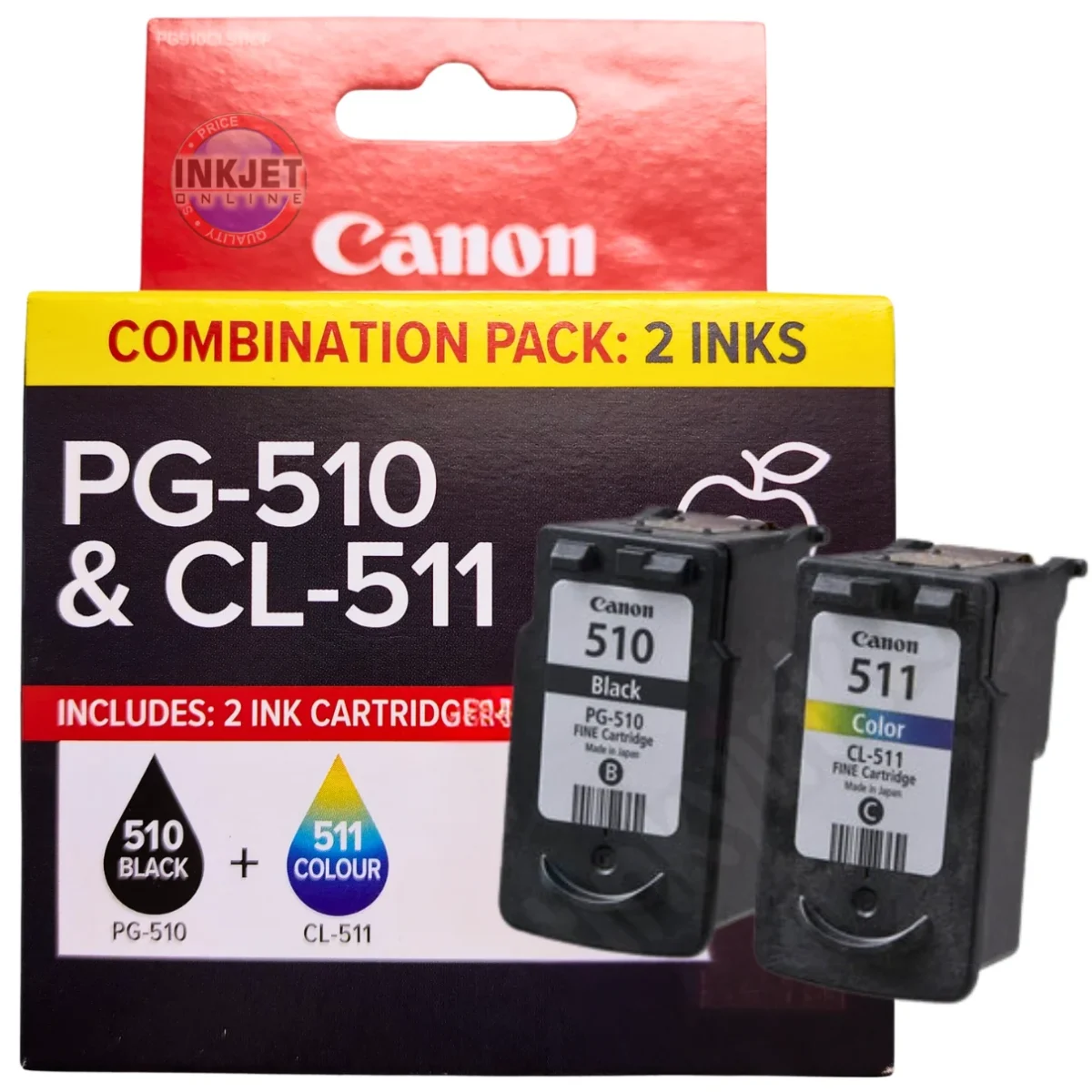 Canon PG-510 & CL-511 Cartridge Pack (2 x Inks) – Inkjet Online