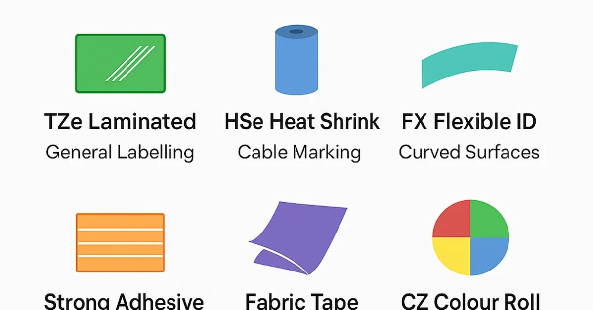 Brother Tape Types Explained – TZe, HSe, FX & More – Inkjet Online