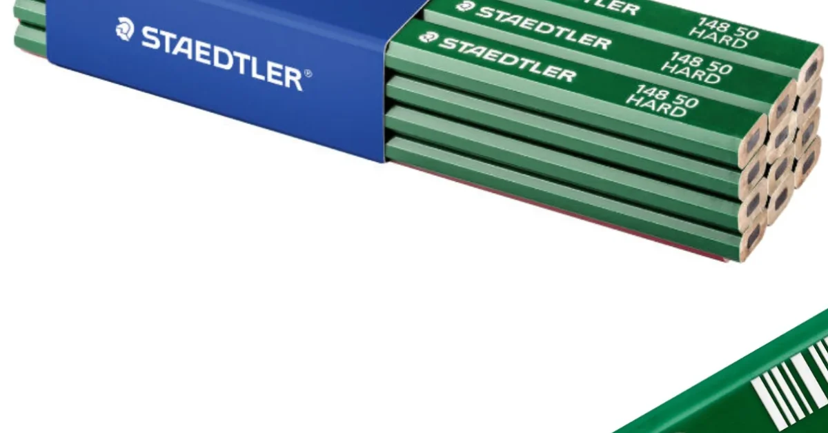 Staedtler 148 50 Carpenter’s Pencils Hard Green Barrel – Inkjet Online