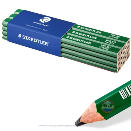 Staedtler 148 50 Carpenter’s Pencils Hard Green Barrel – Inkjet Online